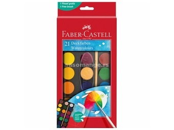 Faber Castell Vatercolors 30 mm 21 komada