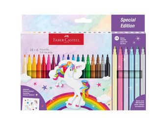 FABER CASTELL Flomaster školski 1/18+6 554221 castele unicorn