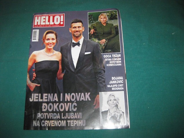 Hello! br.791 (2024.) Jelena i Novak Đoković