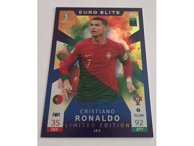 2024 Match Attax UEFA Euro Ronaldo Euro Elite