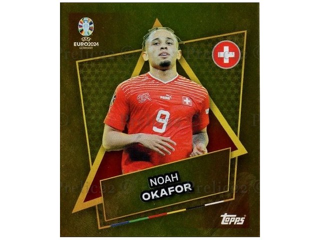 EURO 2024 Germany SUI SP Noah Okafor, bez potpisa