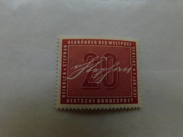 ** DEUTSCHE BUNDESPOST 1956 **