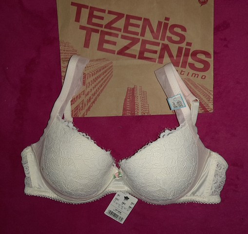 Tezenis šampanj sa roze brus 85C NOVO!