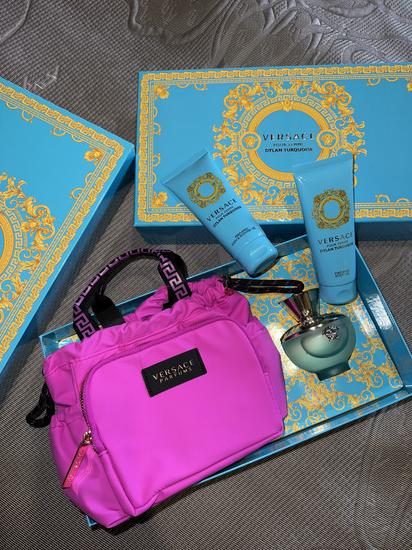 Versace set, parfem, losion i gel + neseser