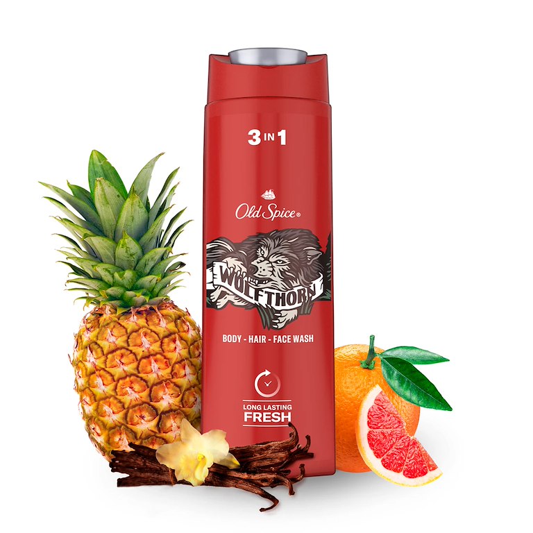 OLD SPICE GEL ZA TUŠIRANJE 250ML 3IN1 WOLFTHORN