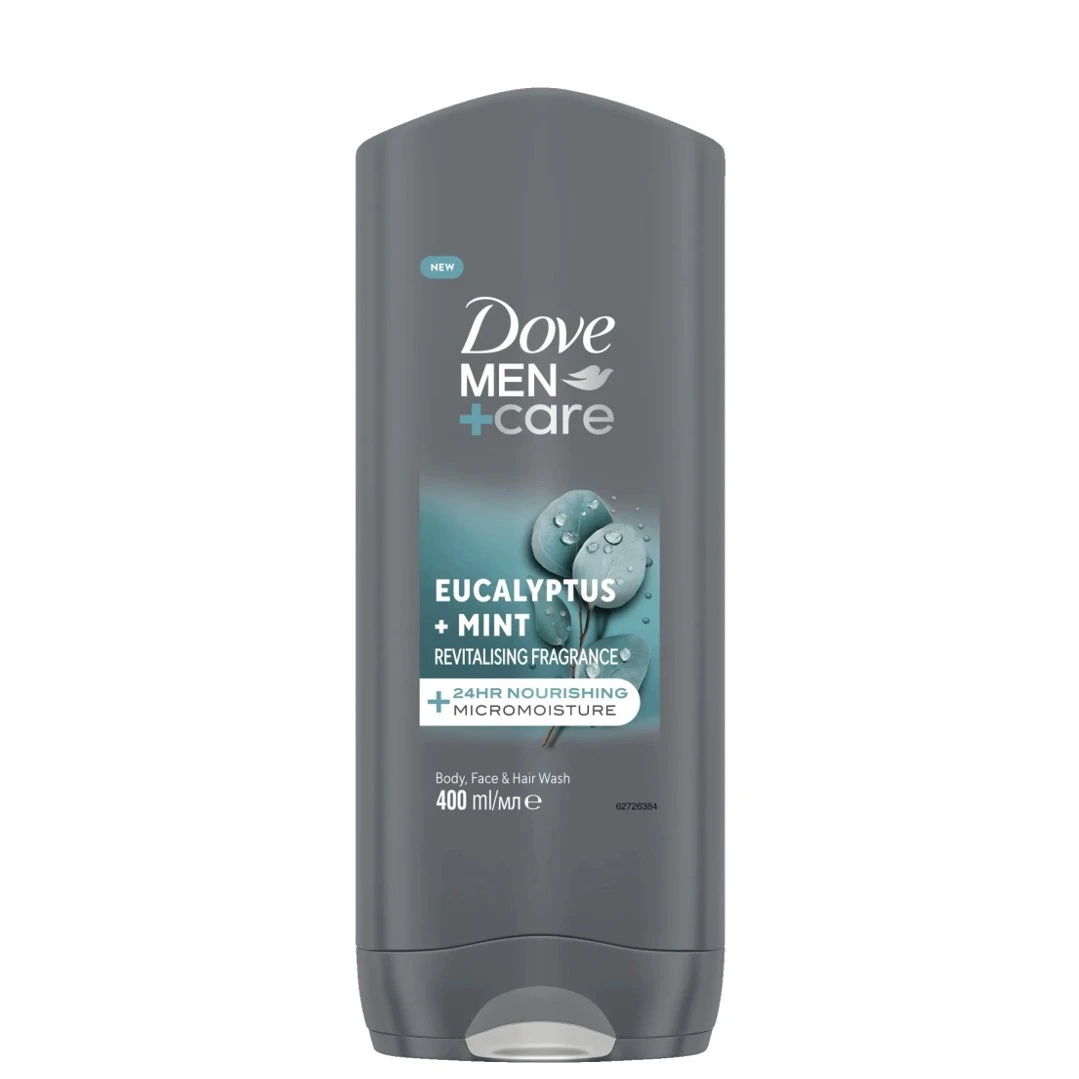 DOVE GEL MEN 250ML EUCALYPTUS & MINT