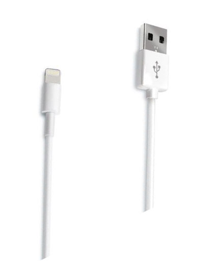 USB-A na Lightning kabl za iPhone u BELOJ boji