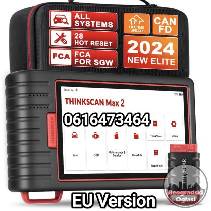 NOVO - Thinkcar ThinkScan Max 2 EU WiFi Bluetooth OBD2