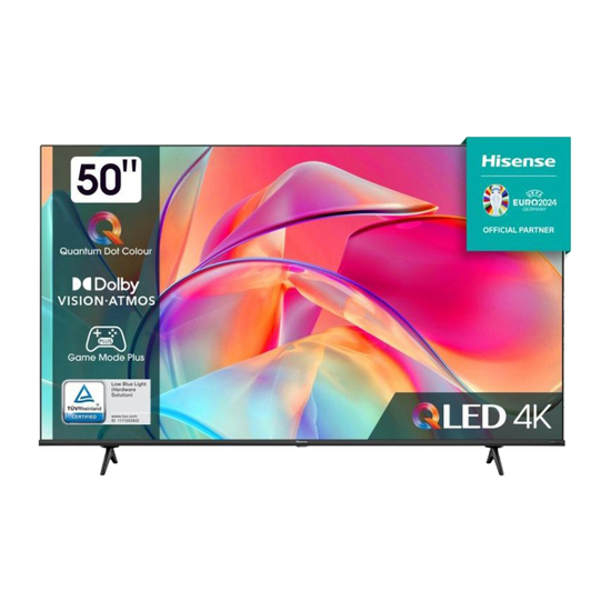 Televizor Hisense 50E7KQ, QLED, 50'' (127 cm), 3840 x 2160 Ultra HD 4K, Vidaa U 6.0