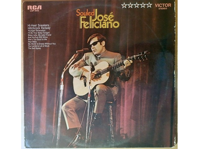 LP JOSE FELICIANO - Souled (1971) Germany, ODLIČNA