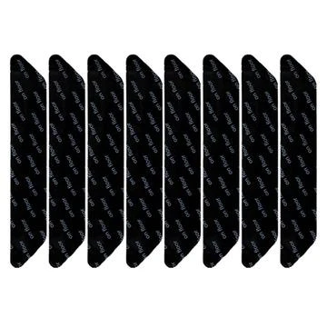 8 PCS. ANTI-SLIP / NON-SLIP CORNERS FOR CARPETS AND MATS - BLACK