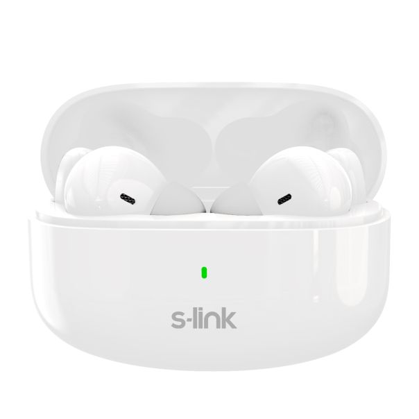 S-LINK Bluetooth slušalice SL-TWS08, bela