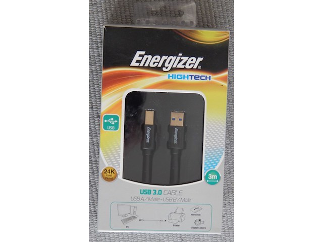 USB 3.0 kabl 3M Energizer