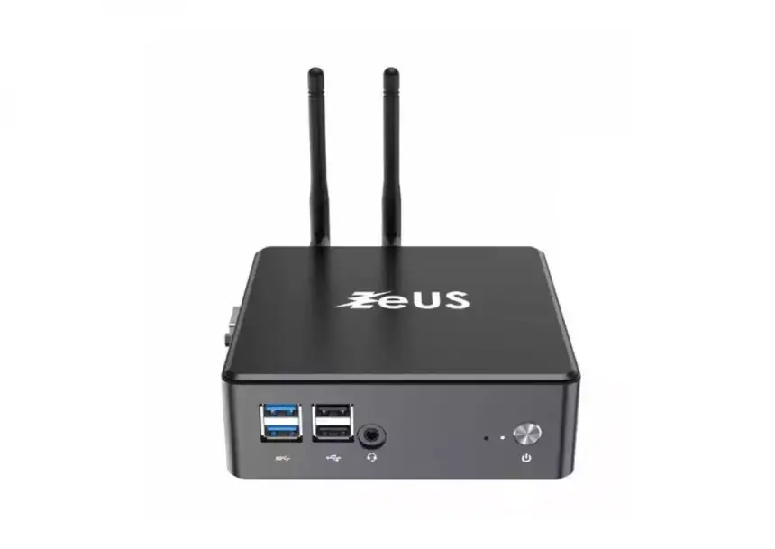 Mini PC Zeus MPI10-i523 Intel i5-1145G7 4C 4.4 GHz/DDR4/LAN/Dual WiFi/BT/HDMI/DP/USB C/ext ANT