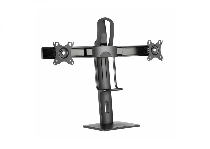 Gembird Desk 2-Display Mounting Arm, Max. 6kg (per screen), 17”-27”