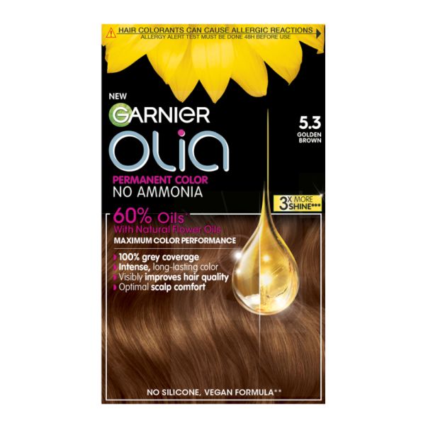 GARNIER Olia Boja za kosu, 5.3 zlatno smeđa