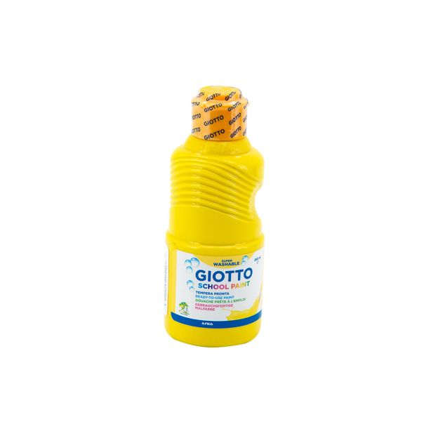 GIOTTO Tempera žuta 250ml vodoperiva 530802