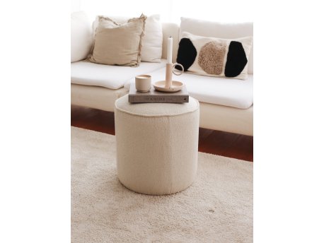 ATELIER DEL SOFA TABURE TEDDY CREAM