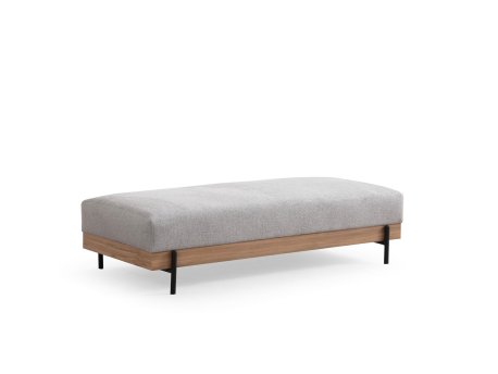 ATELIER DEL SOFA TABURE ETI OAK POUFFE GREY