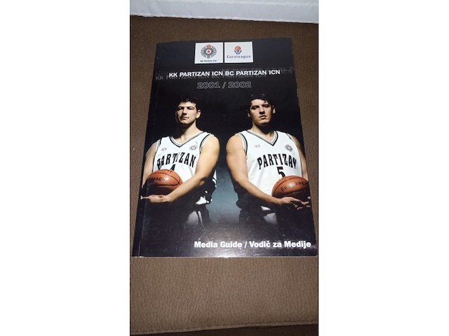 KK Partizan Vodic za medije - Media guide 2001/02 !