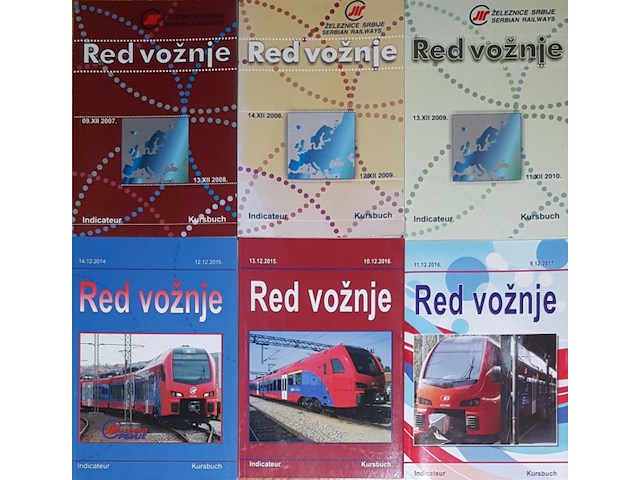 Red Vožnje `ŽELEZNICE SRBIJE I SRBIJAVOZ` (LOT)