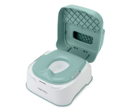 Kids ii ingenuity 3-u-1 sistem - nosa potty/steper/adapter - white/mint 12m+ ( SKU17143 )