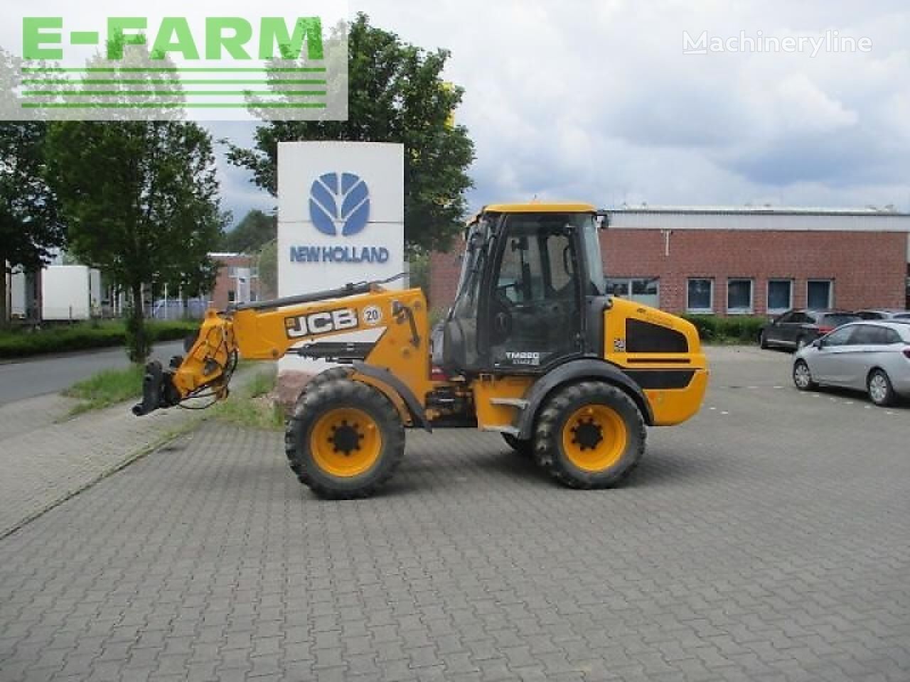 JCB tm 220 teleskopradlader mini bager