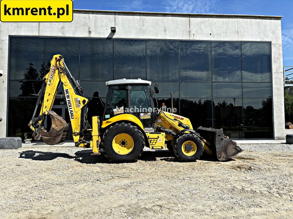 New Holland LB 110 B-4 PT KOPARKO-ŁADOWARKA | JCB 3CX CASE 580 bager-utovarivač