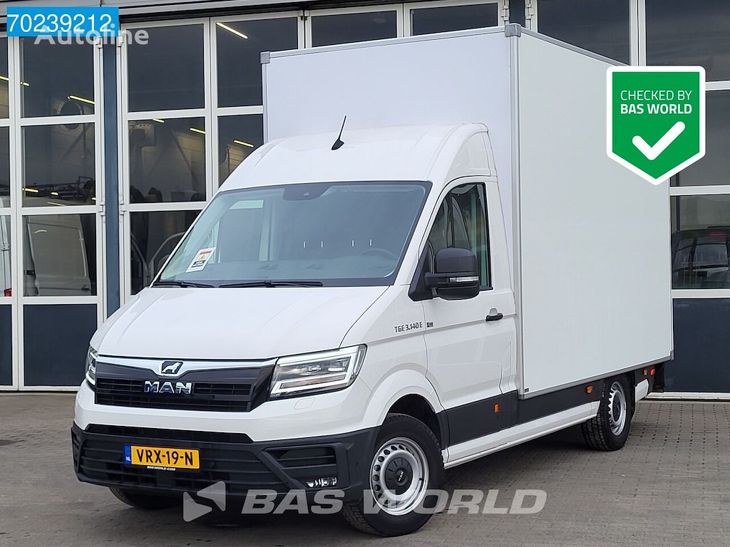 MAN TGE 3.140 E Elektrisch Automaat Bakwagen Navi LED Airco Cruise M kamion furgon < 3.5t