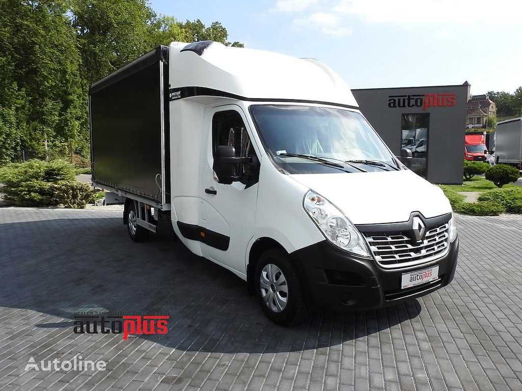 Renault MASTER PLANDEKA 8 PALET TEMPOMAT KLIMATYZACJA 170KM [ 613631 ] kamion s ceradom < 3.5t