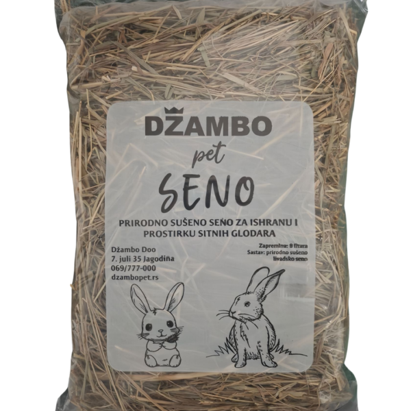 Džambo pet seno 8l