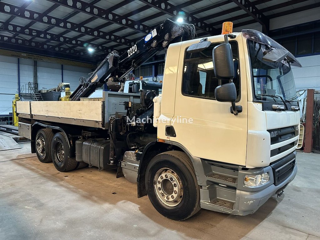 DAF CF 75.310 6x2 + CRANE HMF 2220 (3x) - RADIO - E5 - *137.000km* - pokretna dizalica