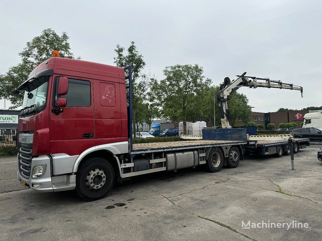 DAF XF 510 6X2 EURO 6 + HIAB 166 HI PRO + REMOTE CONTROL + HANGER JU pokretna dizalica