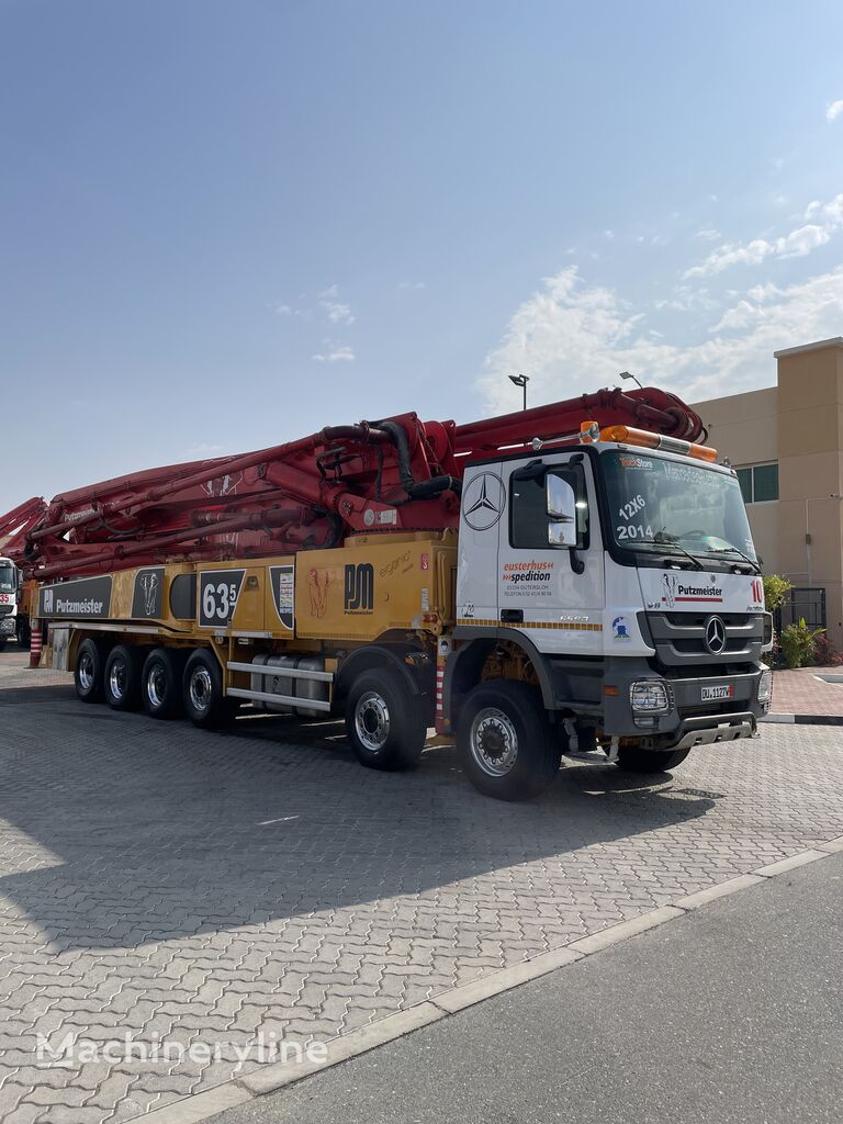 Putzmeister na šasiji Mercedes-Benz Actros 6560 pumpa za beton