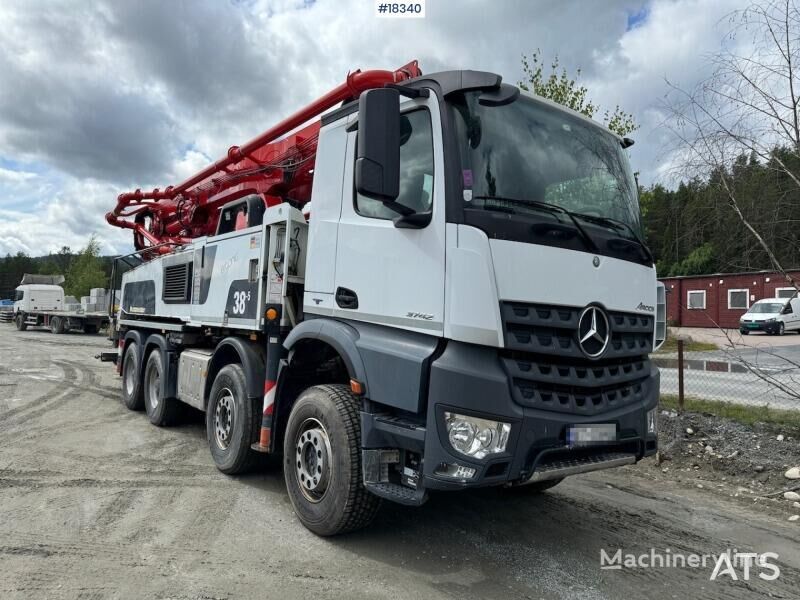 Putzmeister na šasiji Mercedes-Benz Arocs pumpa za beton