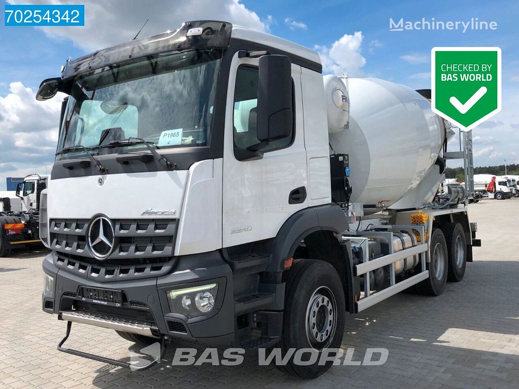 Novi Mercedes-Benz Arocs 3340 6X4 8m3 FML mixer Automatic Hub Reduction Euro 6 kamion s mešalicom za beton