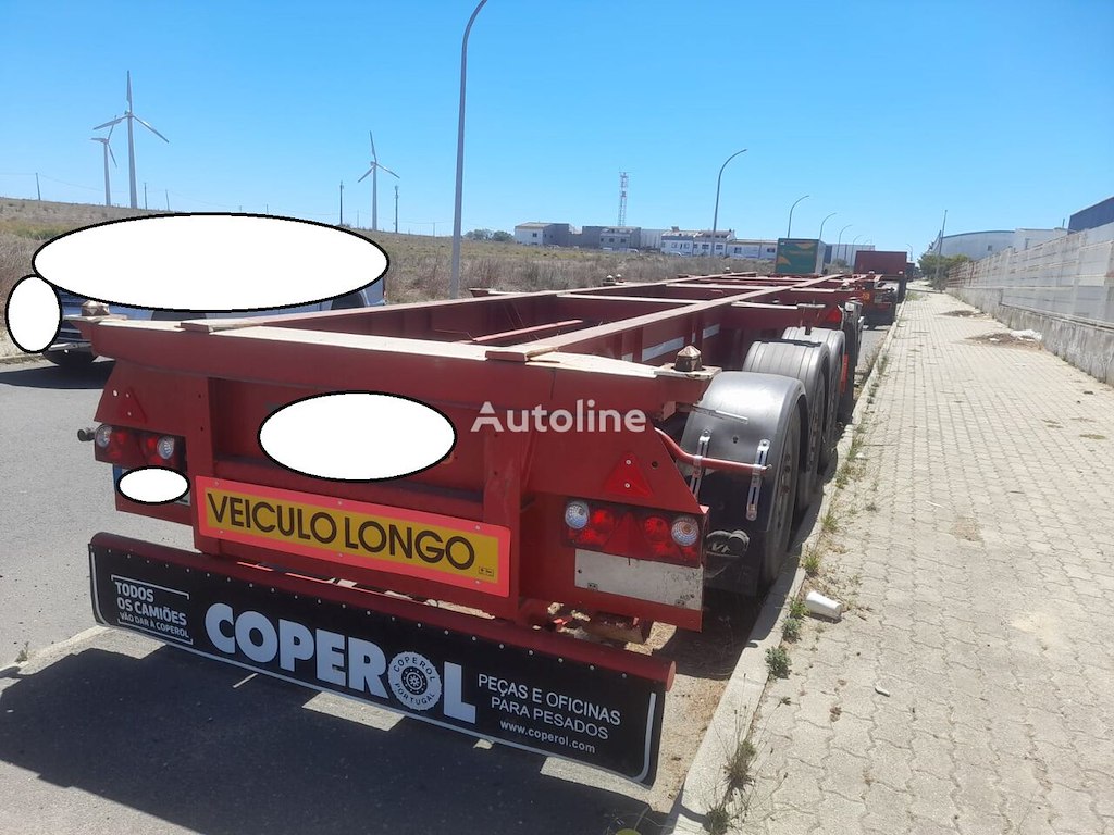 Dennison FRONT TRAILER poluprikolica za prevoz kontejnera