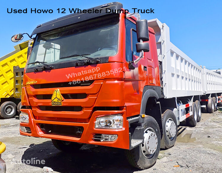 Used Howo Dump Truck 12 Wheeler for Sale in Nigeria kiper