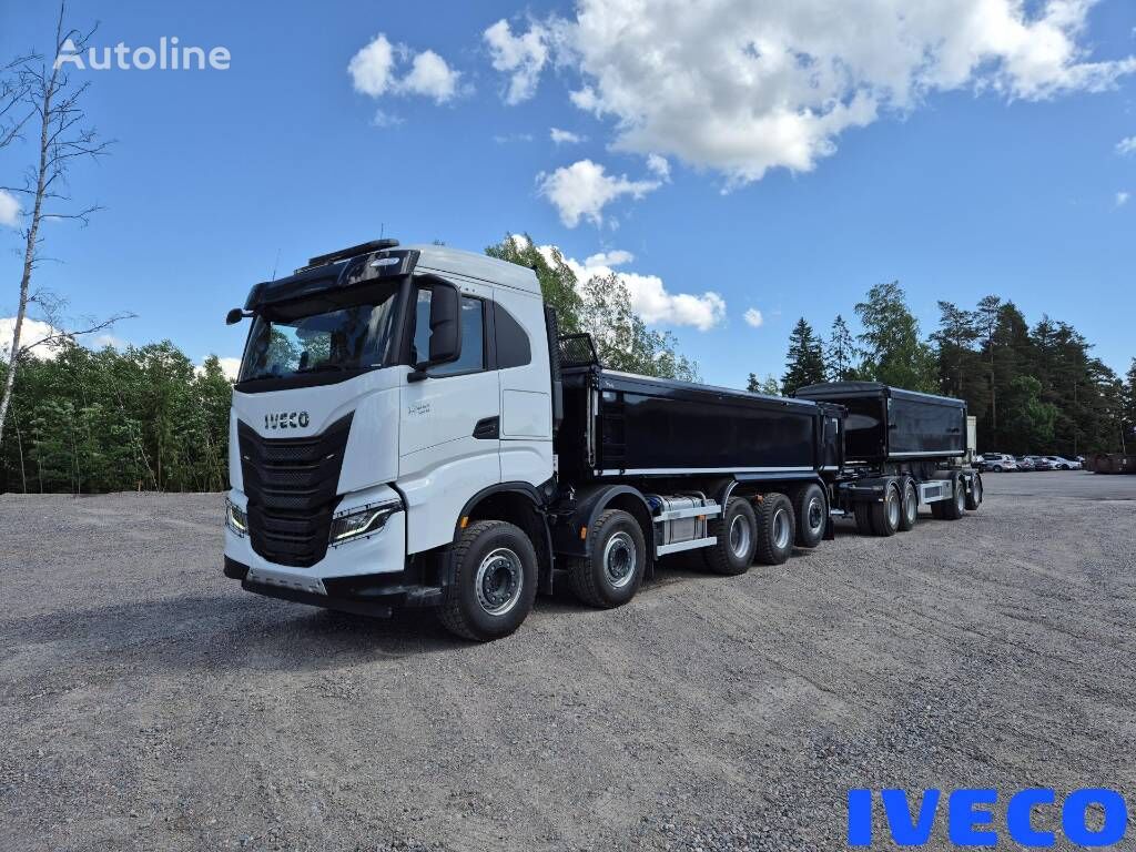 Novi IVECO X-Way 350X57 kiper + prikolica kiper