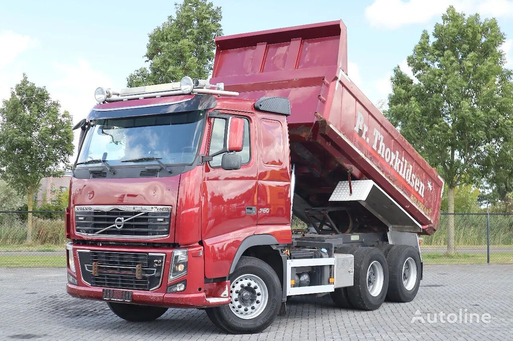 Volvo FH 16.750 6X4 EURO 5 FULL STEEL RETARDER HUBREDUCTION kiper