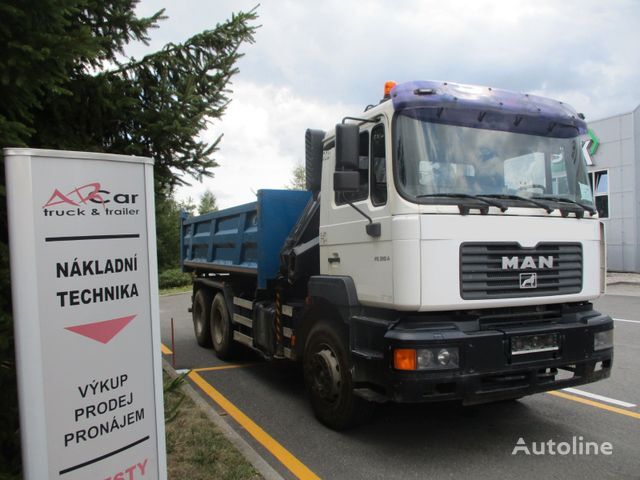 MAN 27.314 6x4 Autokran HIAB 1448-2 DUO + Kipper S2 kiper