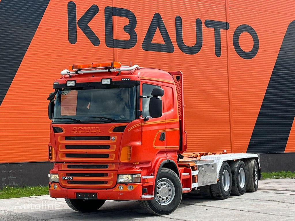 Scania R 480 8x4*4 HIAB XR 20 ton / L=5600 mm kamion rol kiper