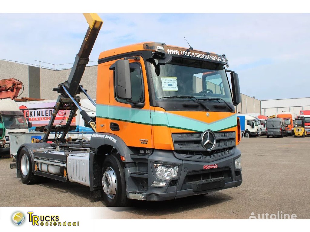 Mercedes-Benz Antos 1830 + PALFINGER 13T HOOK + EURO 6 kamion rol kiper