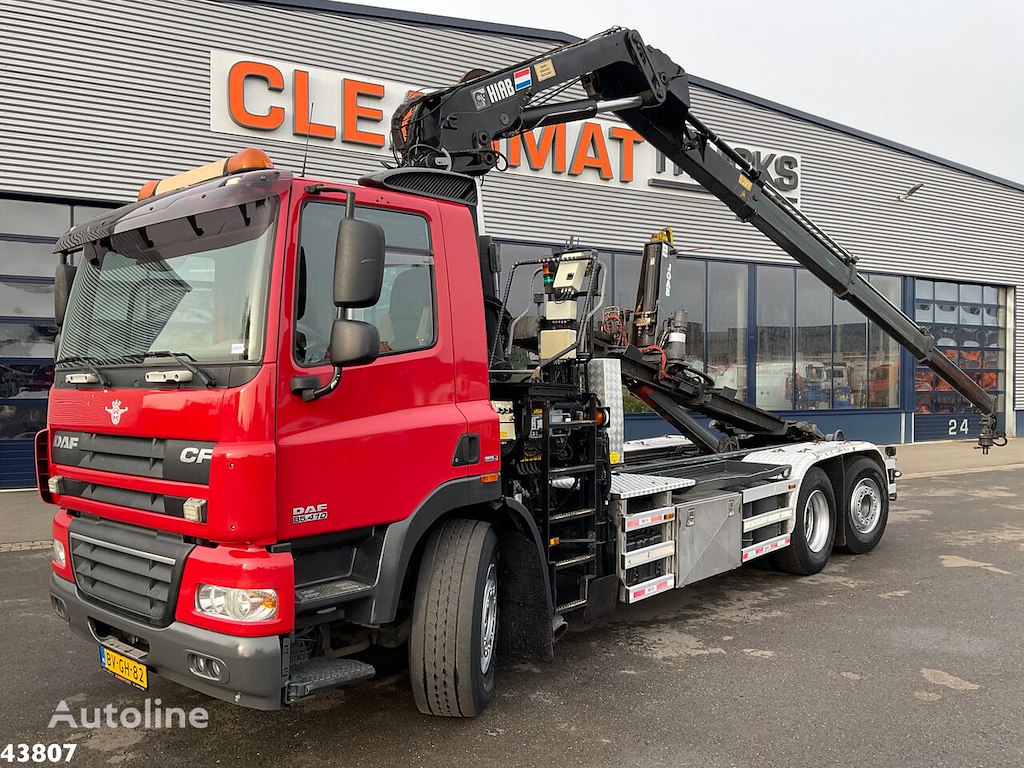 DAF FAN 85 CF 410 Hiab 16 Tonmeter laadkraan kamion rol kiper