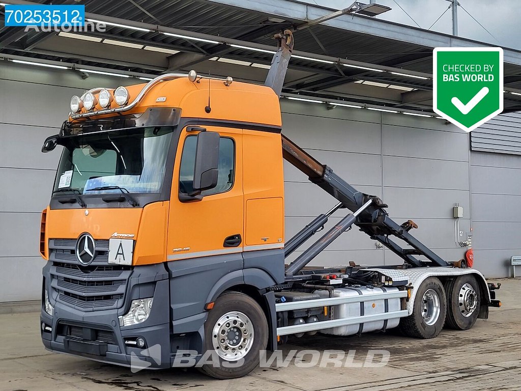 Mercedes-Benz Actros 2545 6X2 20tons Palfinger Lift-lenkachse Alcoa's ACC Navi kamion rol kiper