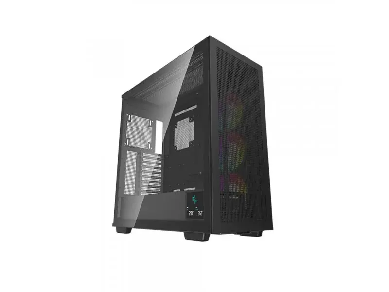 DEEPCOOL MORPHEUS BK Kućište, Mini-ITX / M-ATX / ATX / E-ATX, ARGB, 4xUSB 3.0, Audio, Tip C, Crno