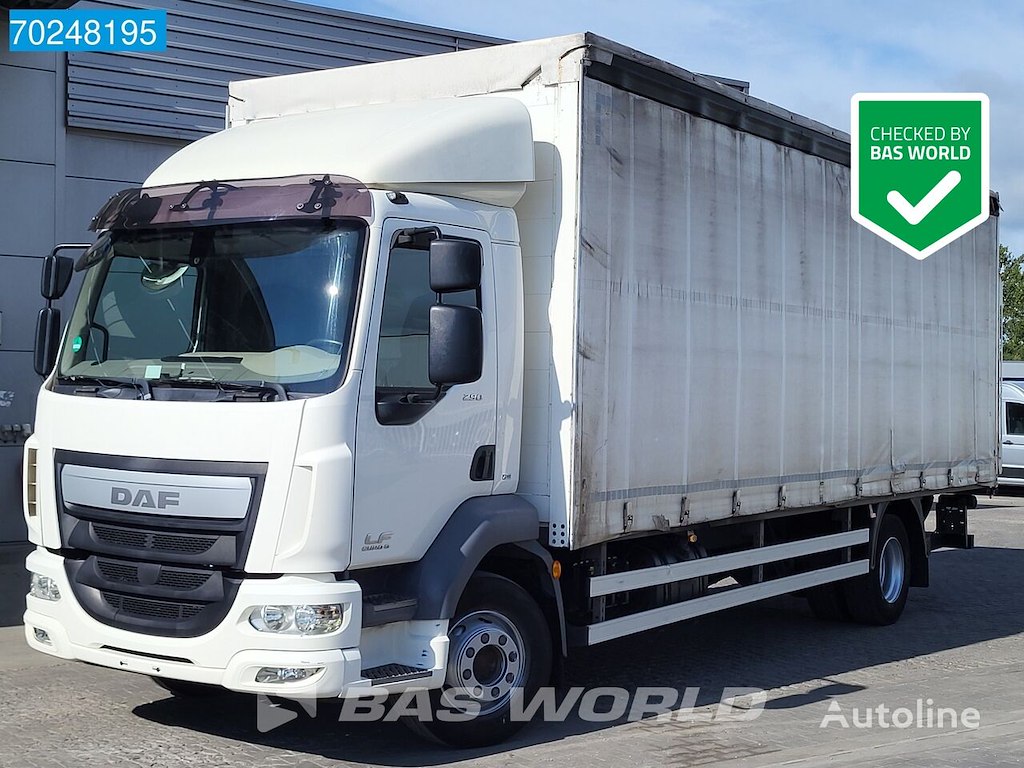 DAF LF 290 4X2 16Tonner Automatic Ladebordwand ACC Euro 6 kamion sa klizna zavesa cerada