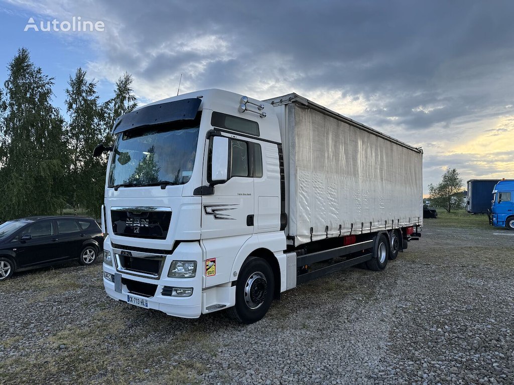 MAN TGX 26 360 XXL !! Euro 5 !! 6x2 !! Long 9,2m !! Import France kamion sa klizna zavesa cerada