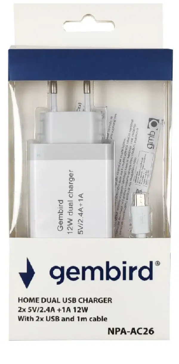 Gembird USB kabl 2.0 AM Tip C (AM/CM), 1.8 m , Beli