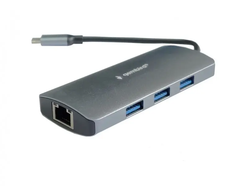 GEMBIRD Adapter A-CMU3-LAN-05 ** alt. A-CMU3-LAN-01 1229 sivi